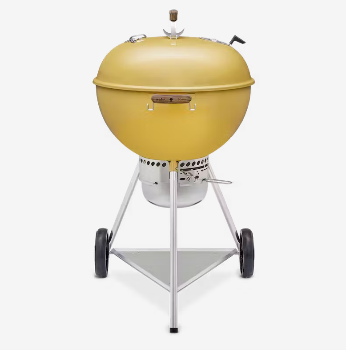 Weber - Kettle 22 po - Édition 70e Anniversaire - Jaune Hot Rod ...