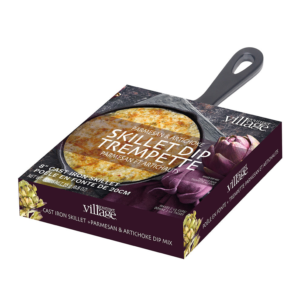 Village Gourmet Concept - Cast Iron Skillet with Parmesan and Artichok ...