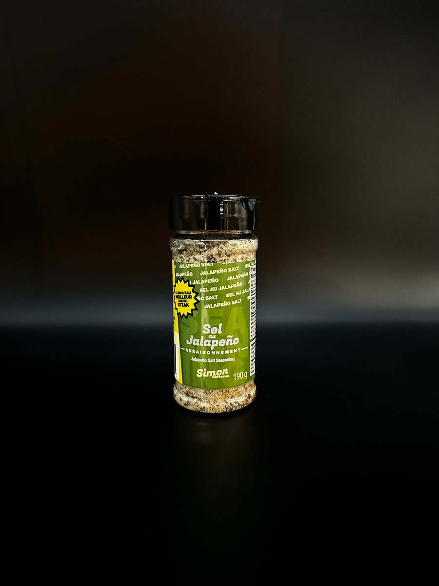 Simon BBQ - Épices Sel Au Jalapeños – Boucane BBQ