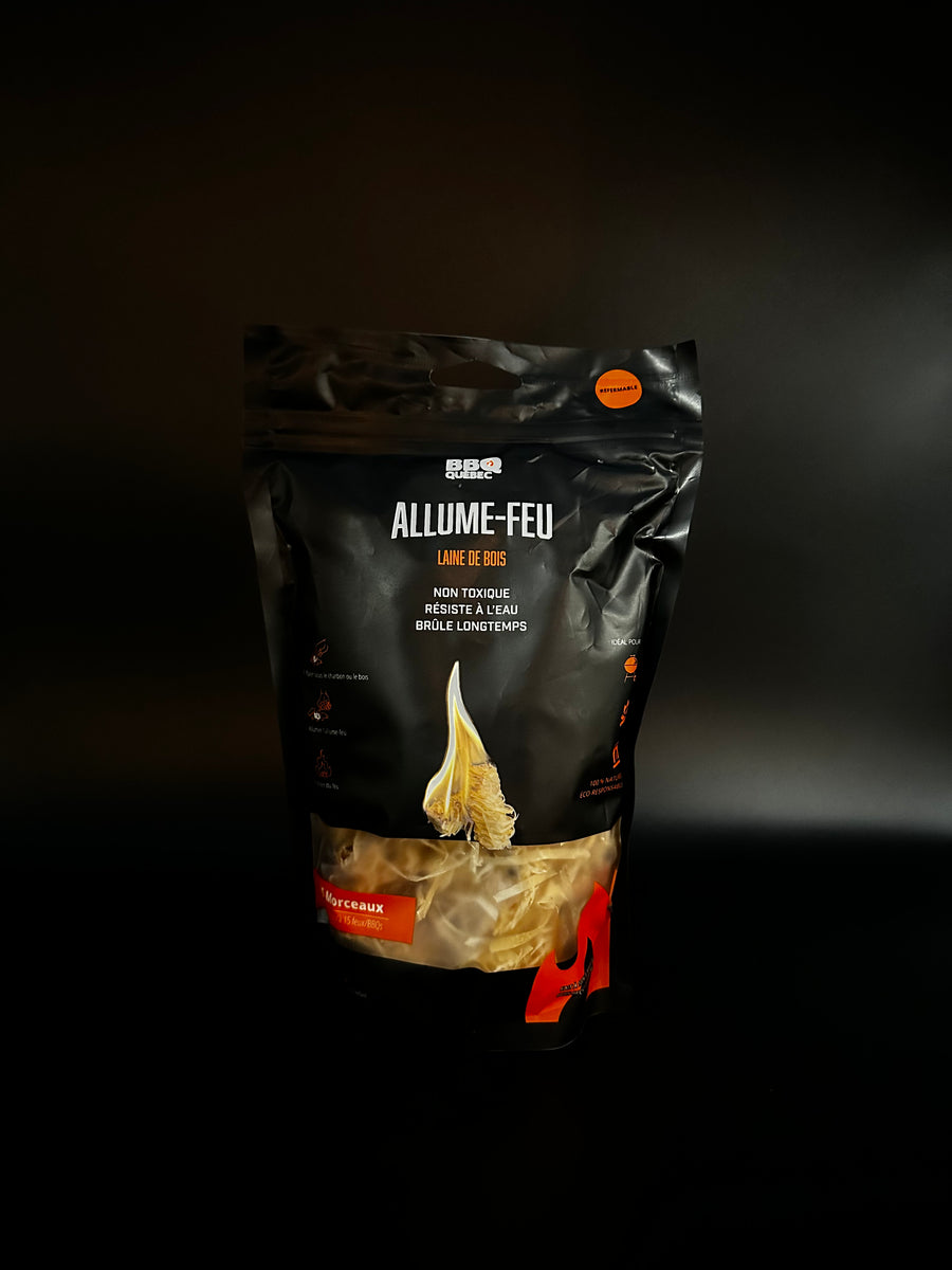 BBQ Québec - Allume-Feu - Laine de Bois – Boucane BBQ